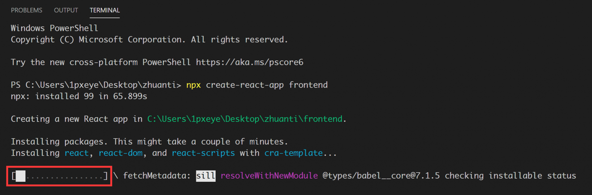 npm/npx方式安装时长时间停留在fetchMetadata: sill的解决办法 | 让编程变得更简单